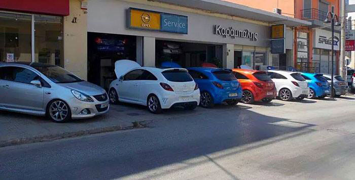 OPEL ΚΑΡΑΜΠΑΛΗΣ - Χάρτης | Εξειδικευμένο Συνεργείο Opel & Ανταλλακτικά ...